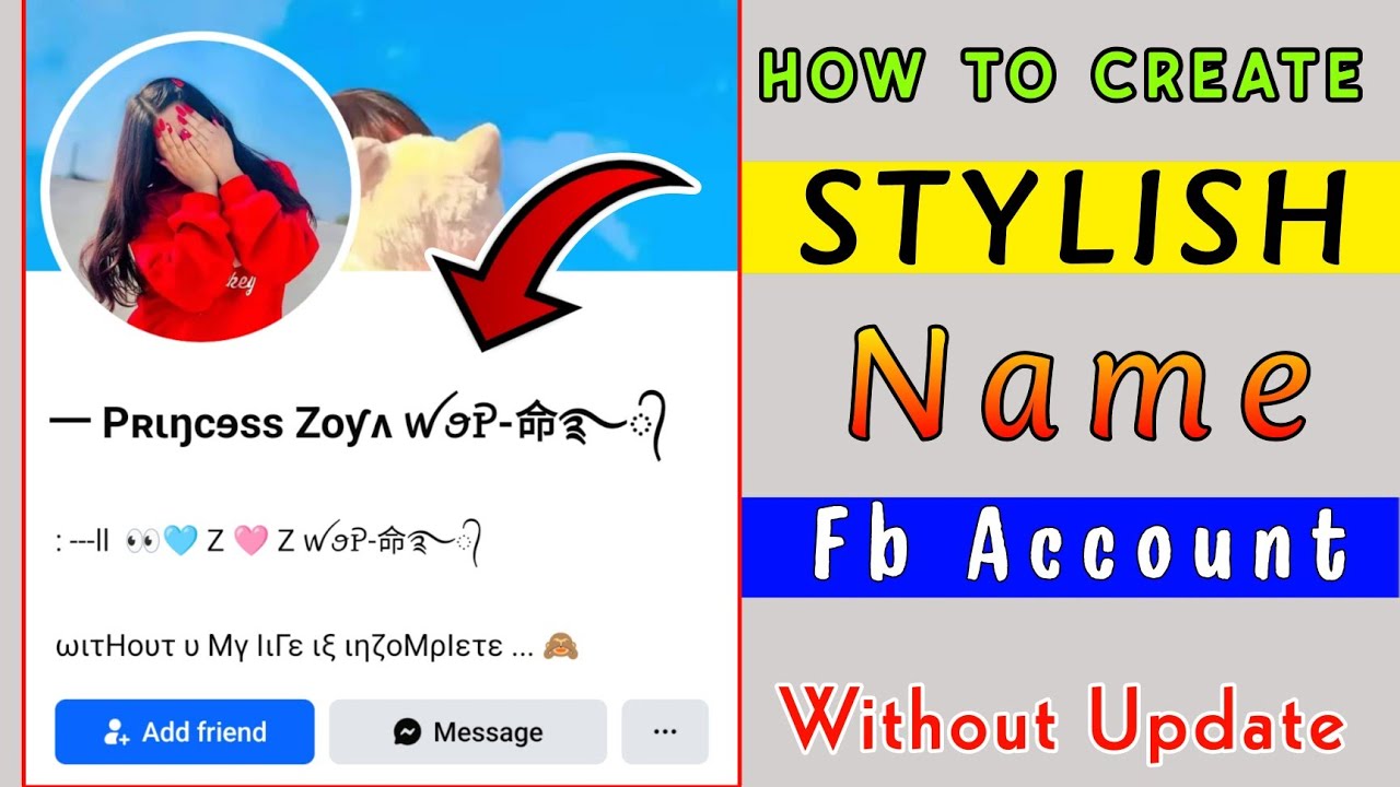 How to Create Facebook Stylish Smile Name id | Stylish name kaise likhe ...