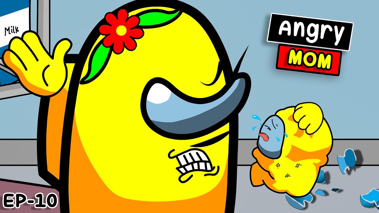 Among us But Mom is Angry | Part -10 - YouTube