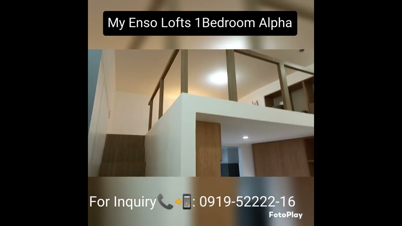 My Enso Lofts 1 bedroom alpha model unit - YouTube