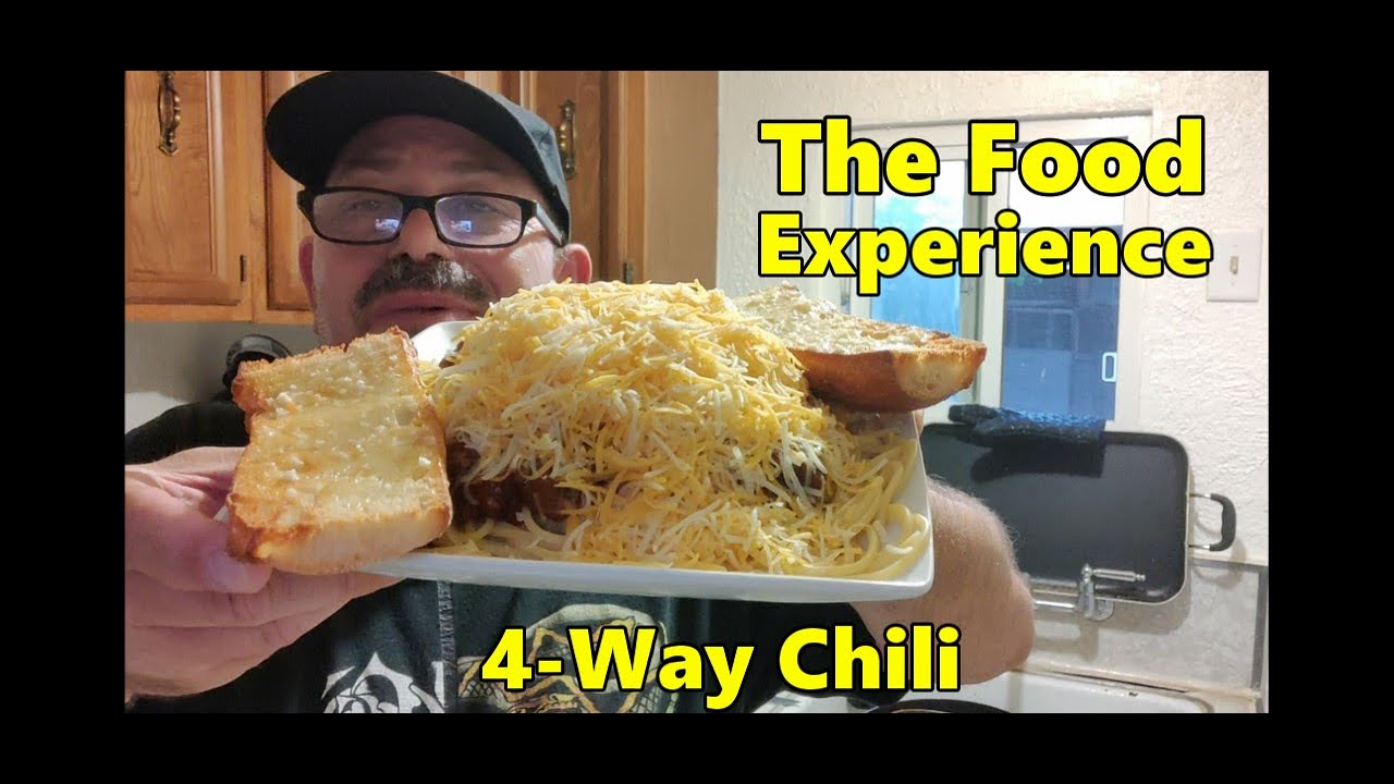 4 Way Chili with Garlic & Habanero with Garlic Bread - YUM!!! - YouTube