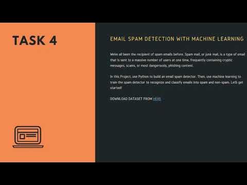 Email spam detection using machine learning | oasis infobyte | Data ...