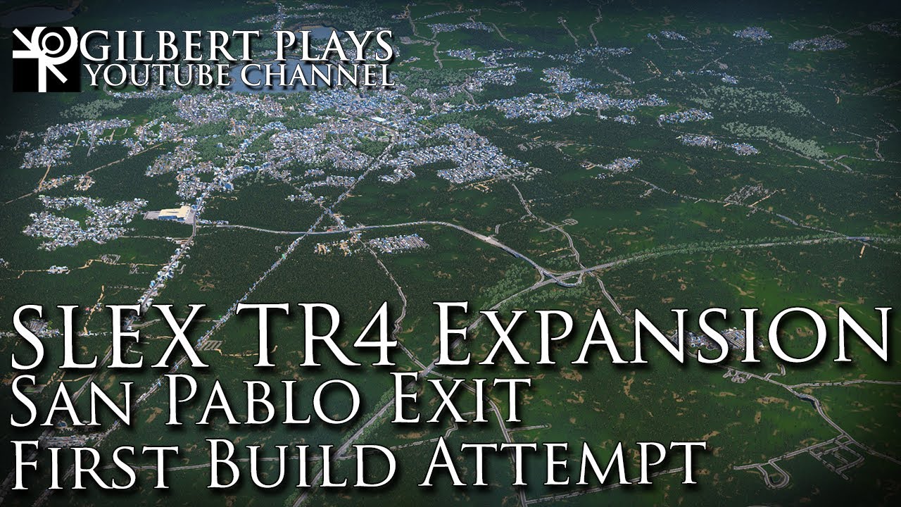 SLEX TR4 First build attempt in Cities Skylines - YouTube