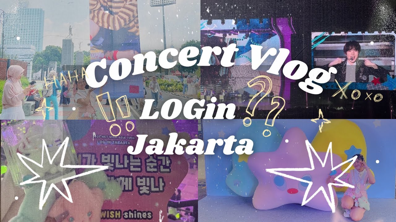 concert vlog : NCT WISH LOGin Jakarta😻💚 masuk konten sm indonesia???😱😱 ...