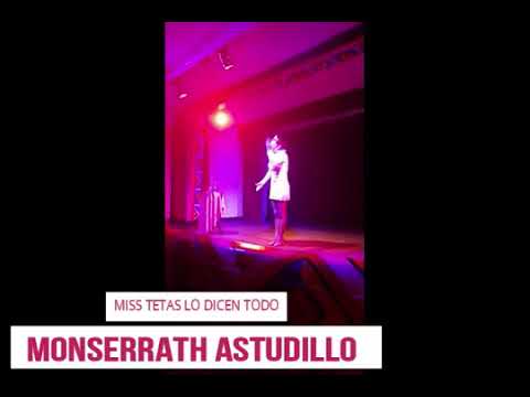 Monserrath Astudillo un pedacito del Stand up MISS TETAS LO DICEN TODO ...