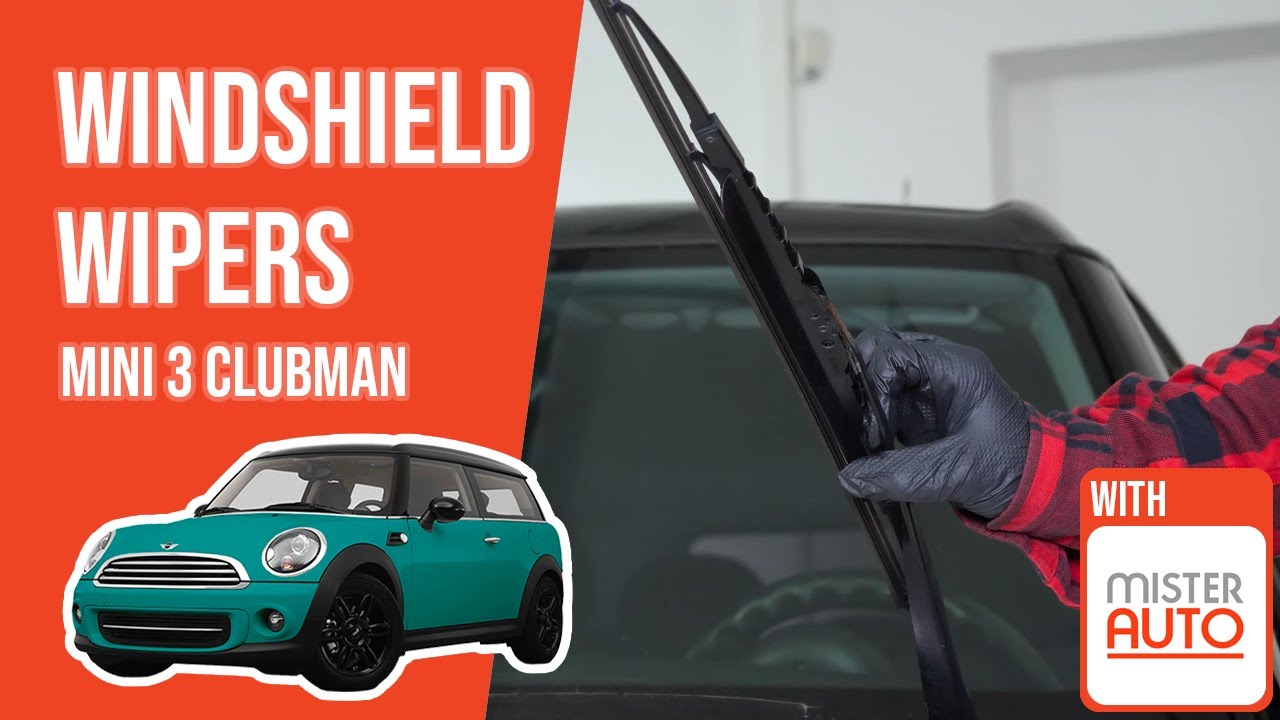 How to replace the windshield wipers Mini mk3 Clubman 🌧 - YouTube