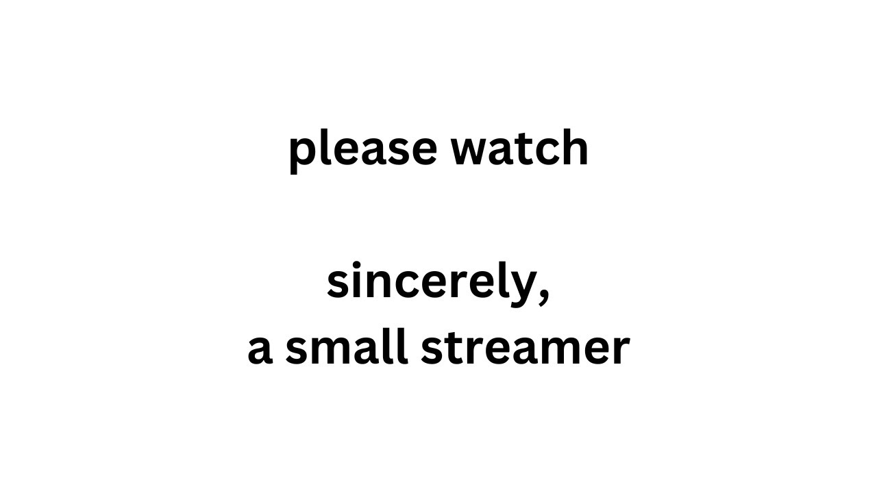 A Small Streamer's Best of 2024 - YouTube