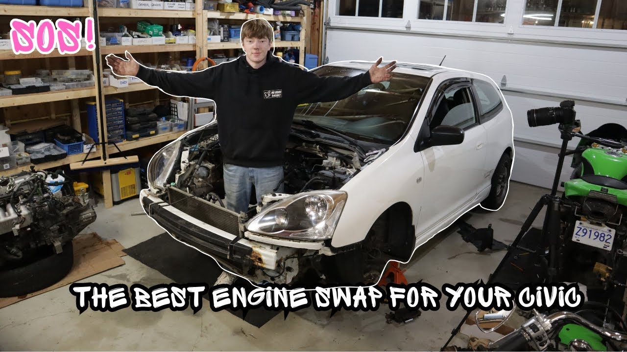 The best engine swap for your Honda civic! - YouTube