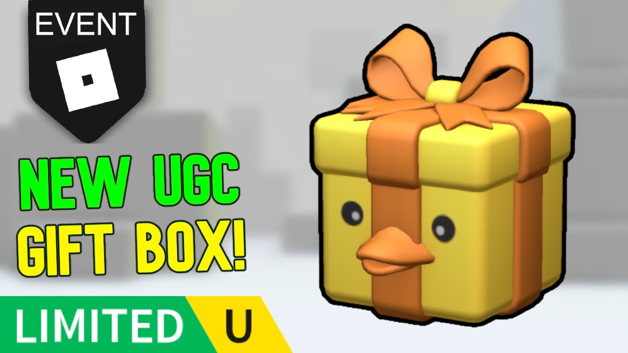 [UGC GIFT] NEW 'Duck Gift Box' By DuckXander (ROBLOX LIMITED UGC ITEMS ...