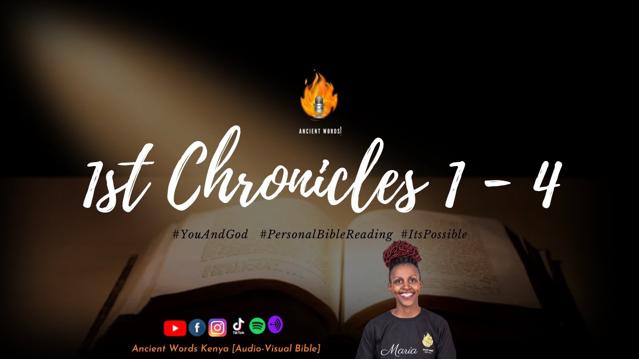 1st CHRONICLES Chapters 1 - 4 | Audio-Visual Bible - YouTube