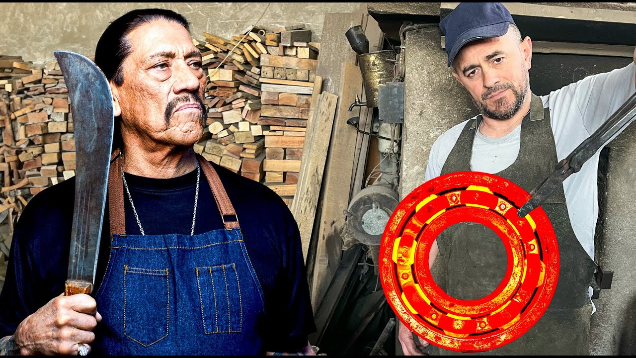 Hollywood Machete Knife - FORGING A SUPER SHARP MACHETE KNIFE FROM OLD ...