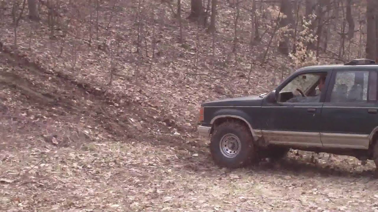 91 Ford Explorer 4x4 Hill Climb - YouTube