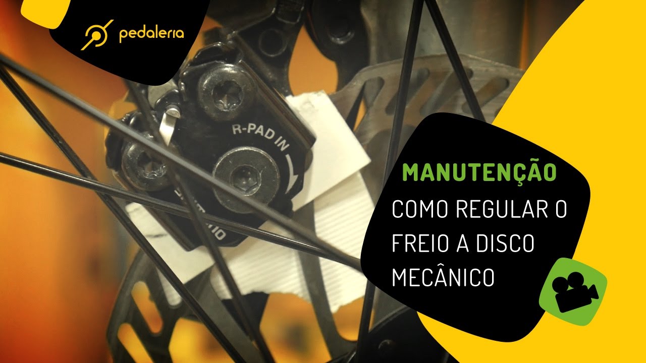 3 dicas para regular o freio da bike? Freio a disco mecânico. Pedaleria ...