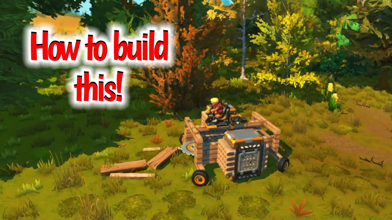 How to build a basic wood cutter/harvester - YouTube