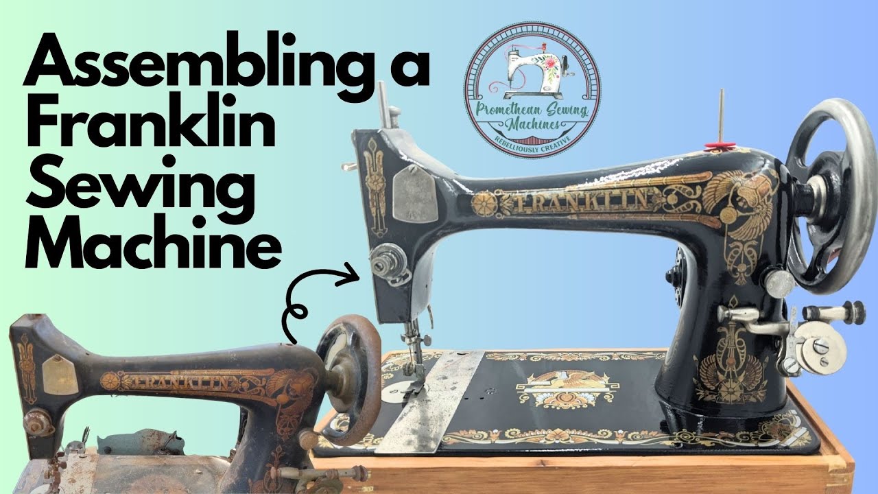 Reassembling a Franklin Motorized Shuttle Machine - YouTube