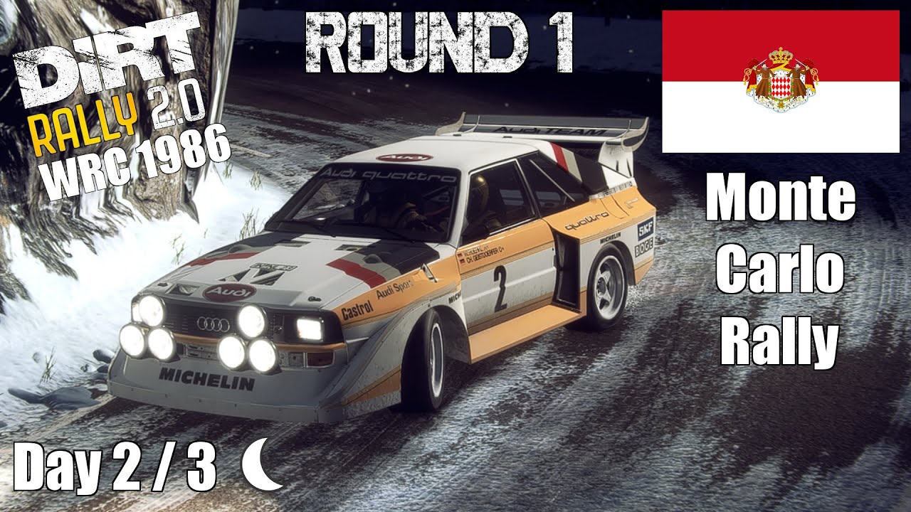WRC 1986, Round 1 - Monte Carlo Rally - Day 2 PM: SS7 + SS8 - DiRT ...