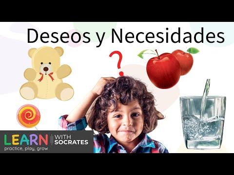 Necesidades y Deseos (Preescolar y Primaria) | Diferencia entre ...