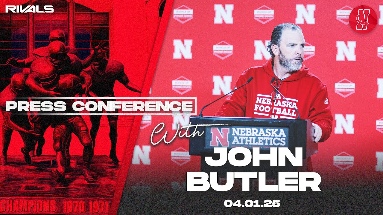 Nebraska Football: John Butler spring ball press conference (April 1 ...