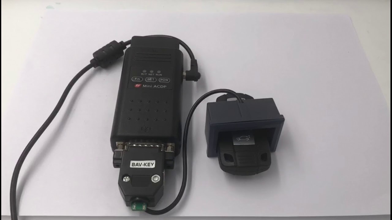 MINI ACDP: BMW CAS3+ Add Key - YouTube