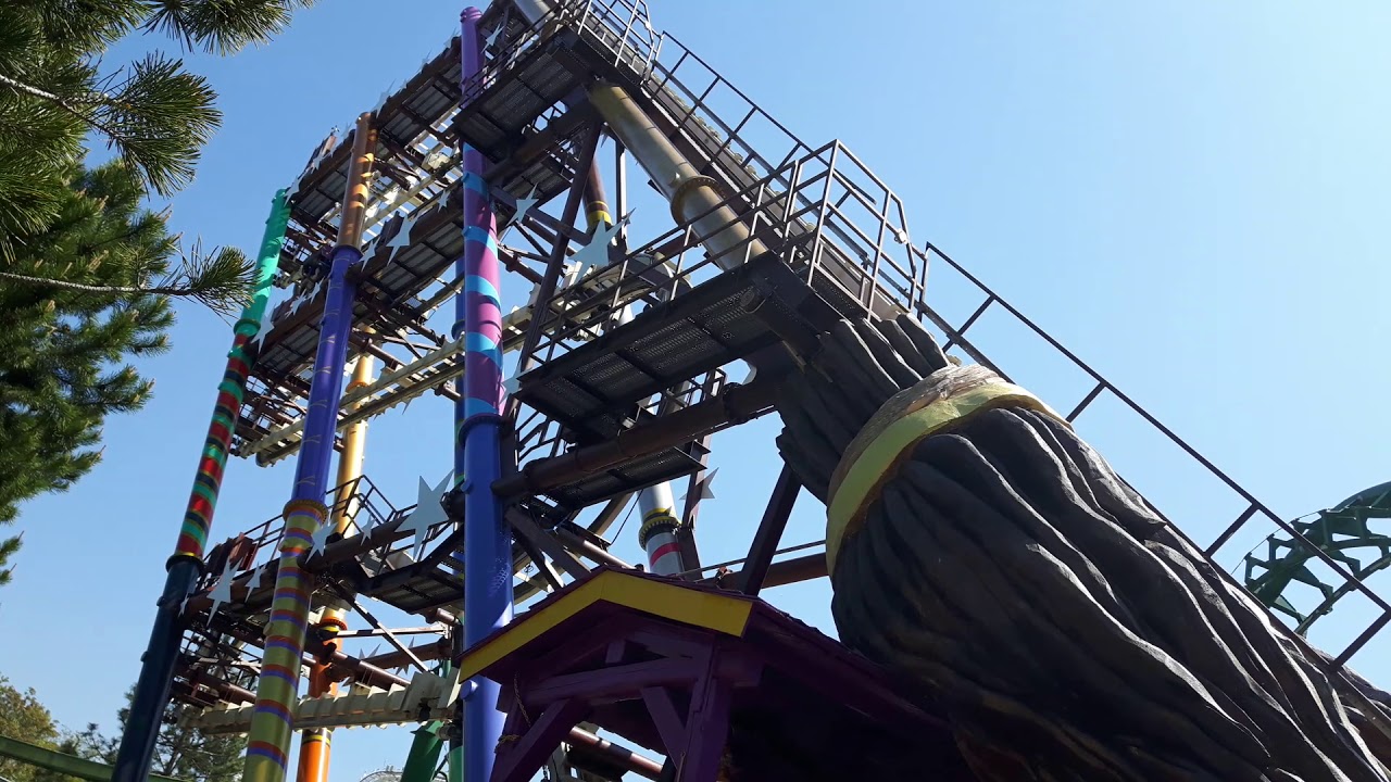 Sequoia Magic Loop Gardaland Offride POV - YouTube