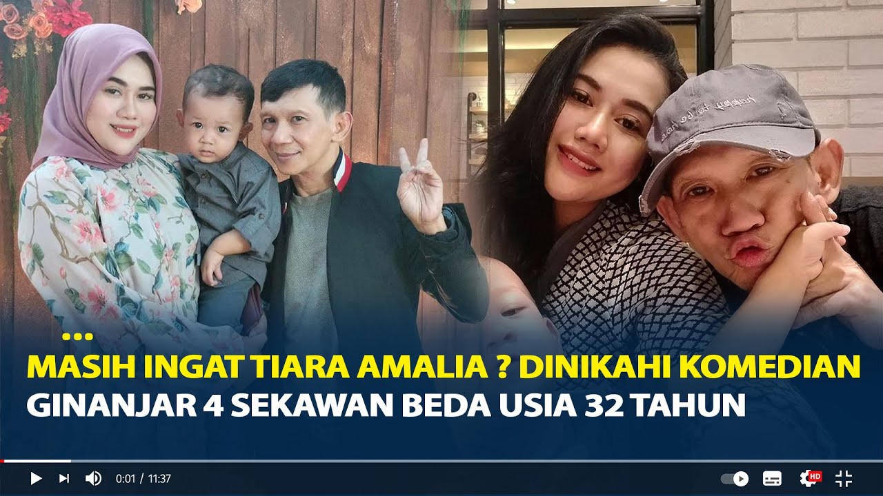 Ingat Tiara Amalia ? Dinikahi Komedian Ginanjar 4 Sekawan Beda Usia 32 Tahun, Ini Kabarnya ...