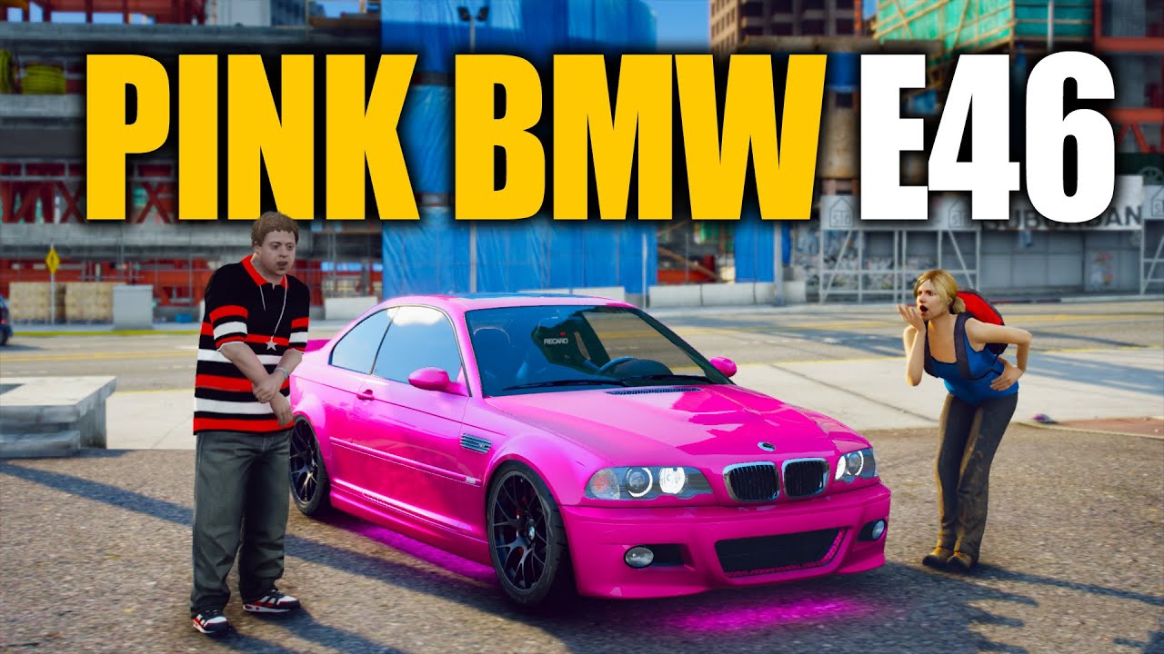 Unexpected Reaction - Girl's Surprise at Jimmy's Pink BMW E46 M3 - RS ...