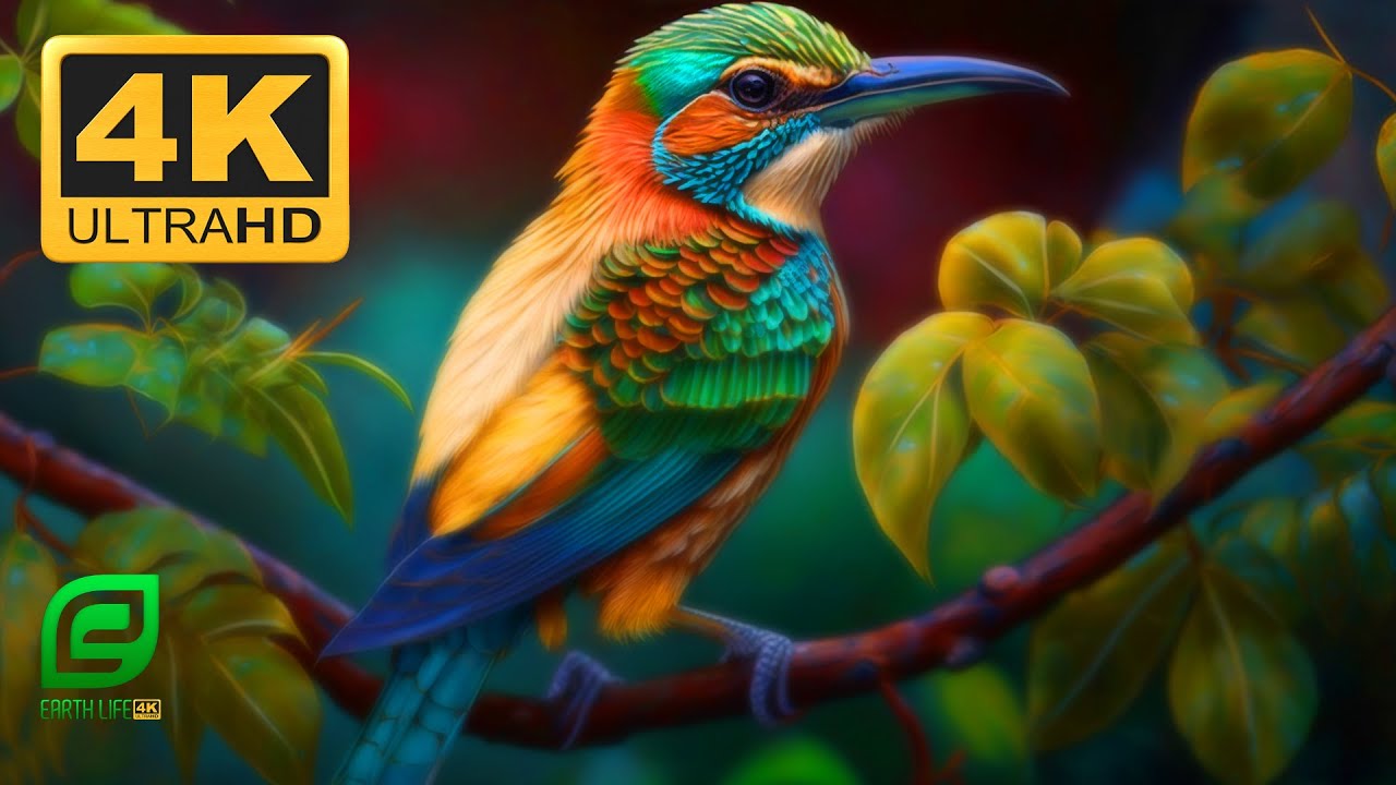 The Most Colorful Birds in 4K | Beautiful Birds Sound in the Forest | # ...
