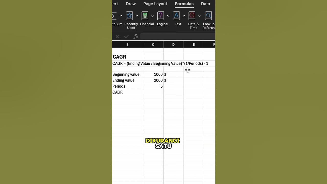 Bisa membuat fungsi sendiri di Excel #exceltips #belajarexcel - YouTube