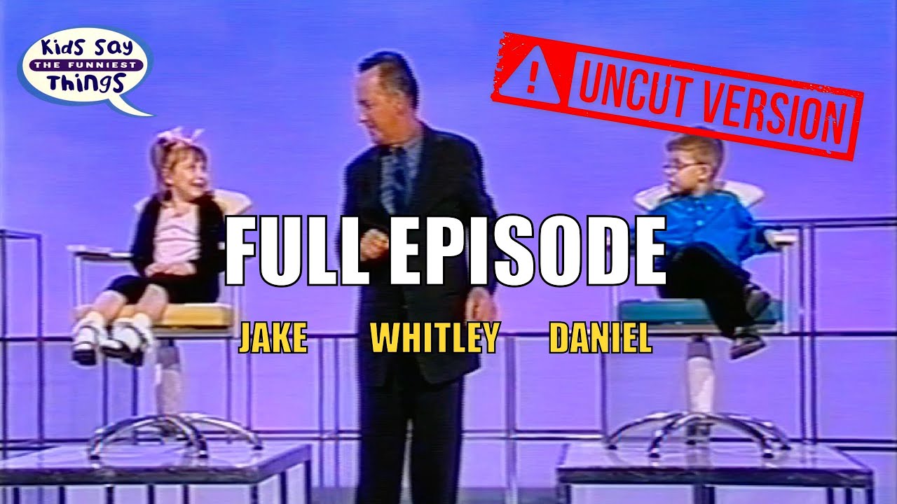 KIDS SAY THE FUNNIEST THINGS - UNCUT - Michael Barrymore FULL EPISODE ...