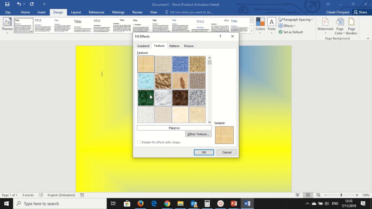 Design Your Word Document with Page Borders & Different Page Colours ...