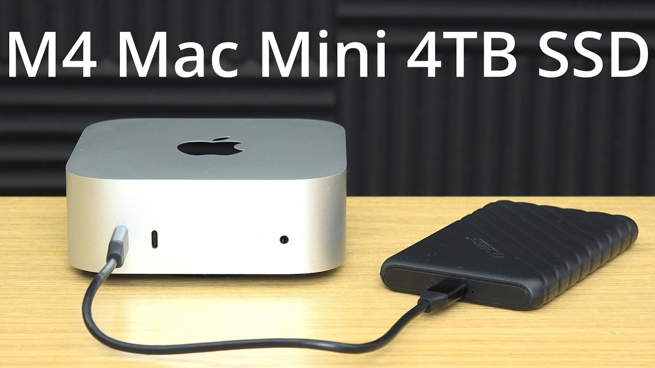 SAVE Money With M4 Mac Mini Storage Use A SATA To USB-C Storage SSD ...