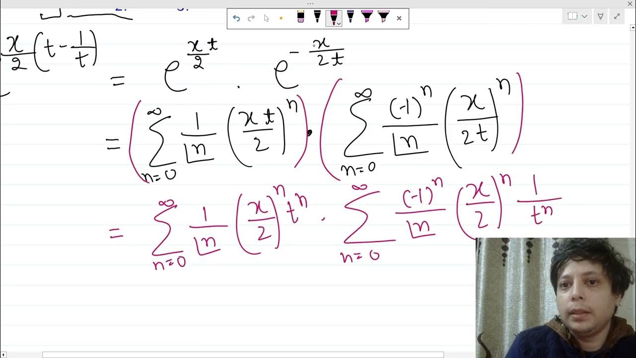 Generating Function and Integral Representation of Bessel Function - YouTube
