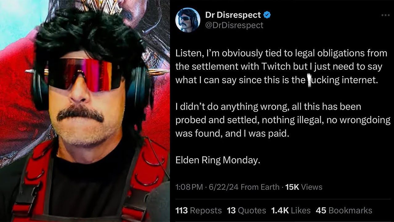 Dr Disrespect Allegations Are Crazy - YouTube