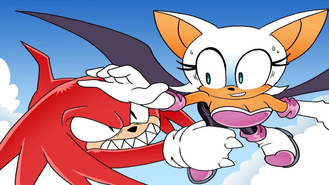 Rouge's mistake - Knuckles and Rouge Comic Dub - YouTube