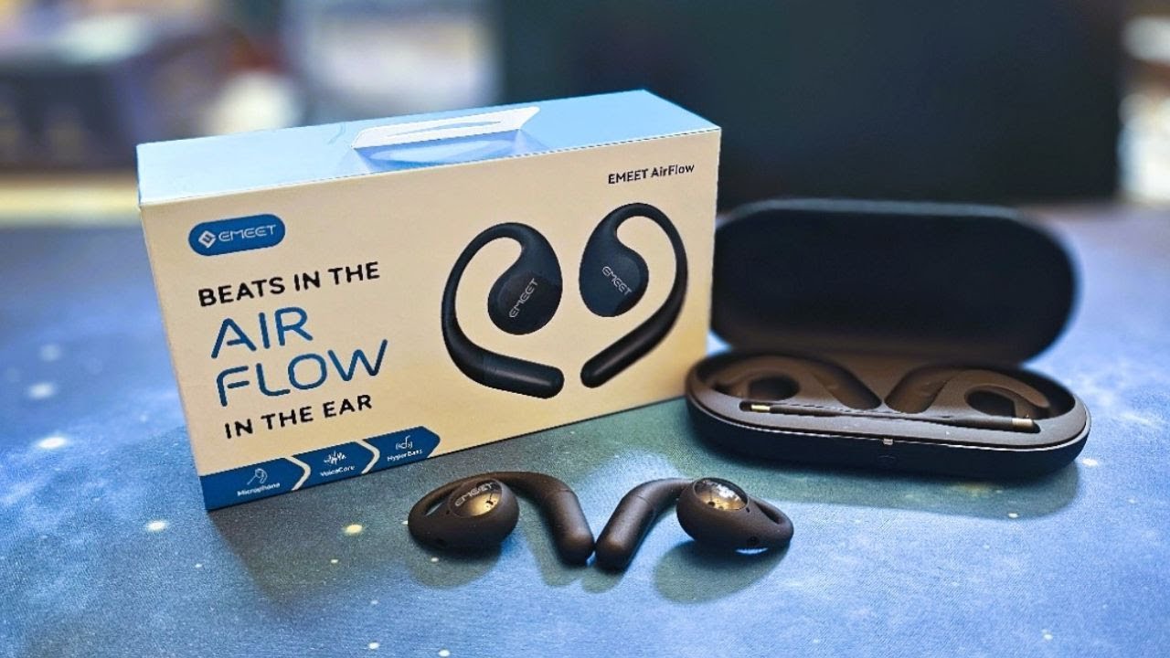 EMEET AirFlow Earbuds | Unboxing & Review - YouTube
