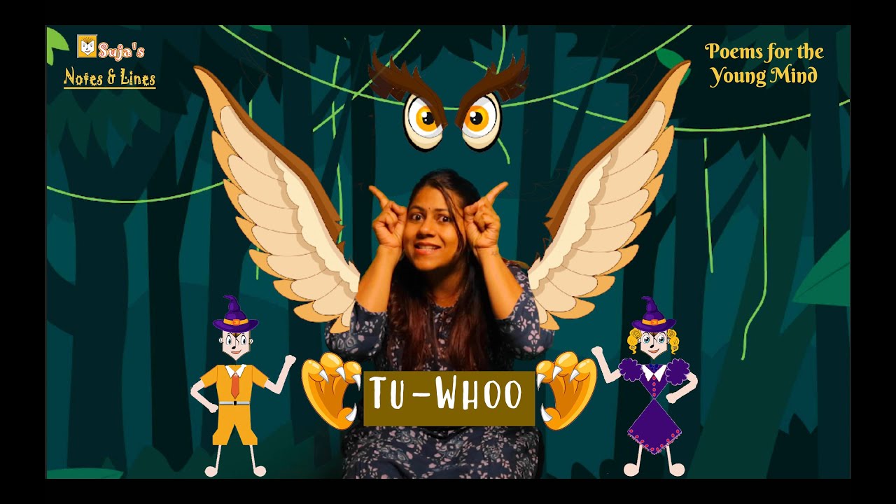 A poem on the owl | Poems for kids | Learning is fun | Kids channel ...