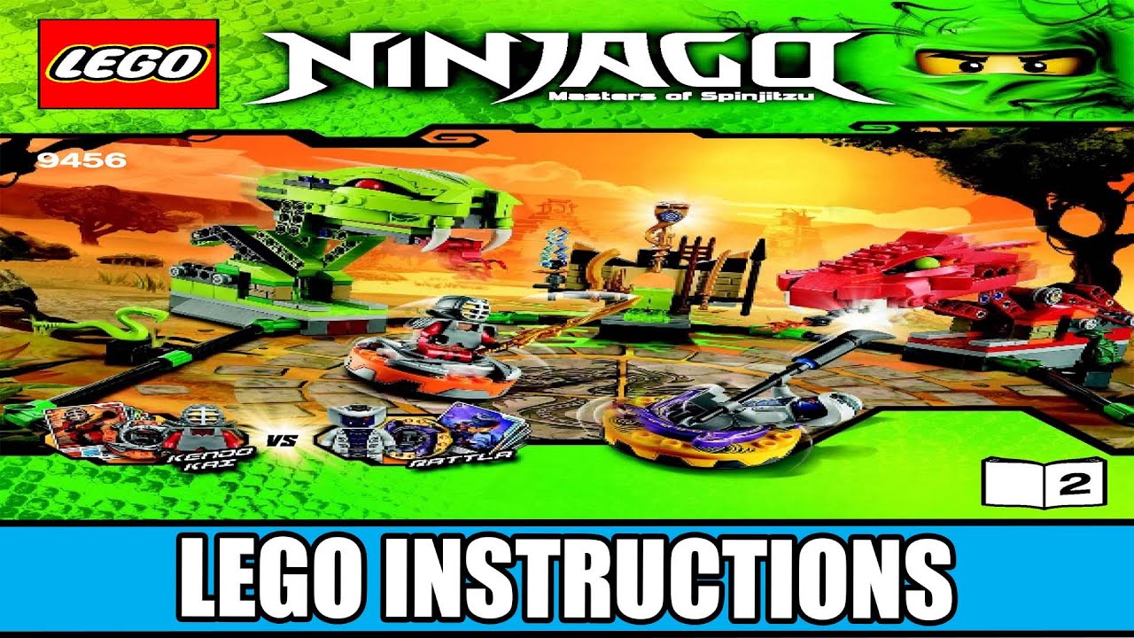 LEGO Instructions | Ninjago | 9456 | Spinner Battle Arena (Book 2 ...