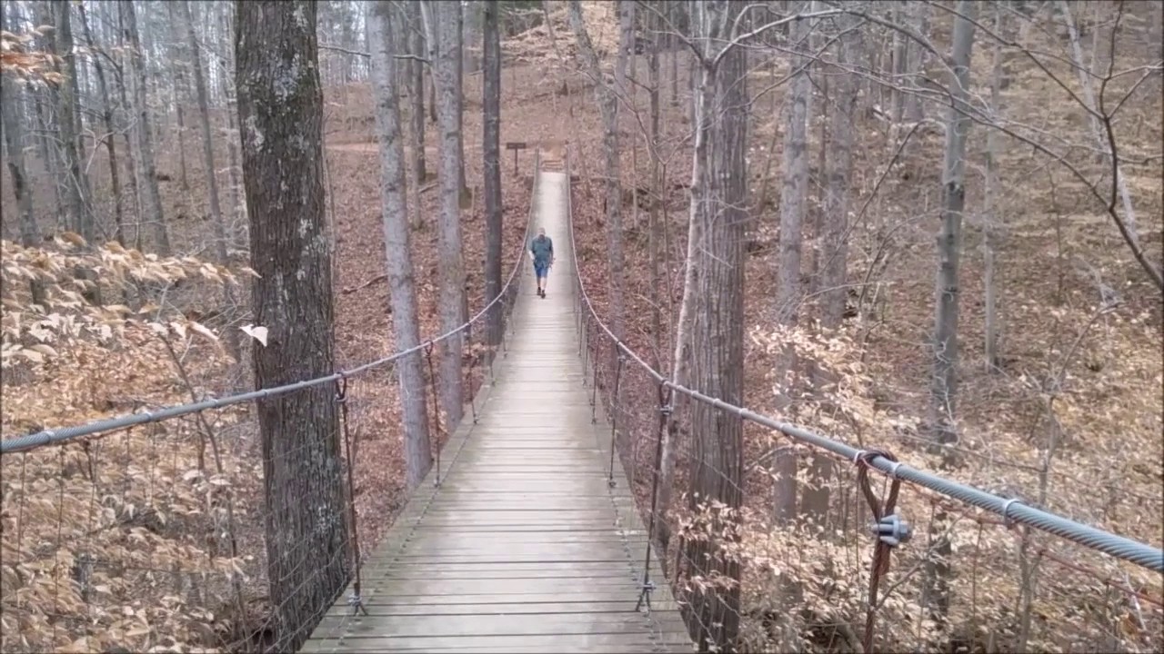 Swinging Bridge Tims Ford - YouTube