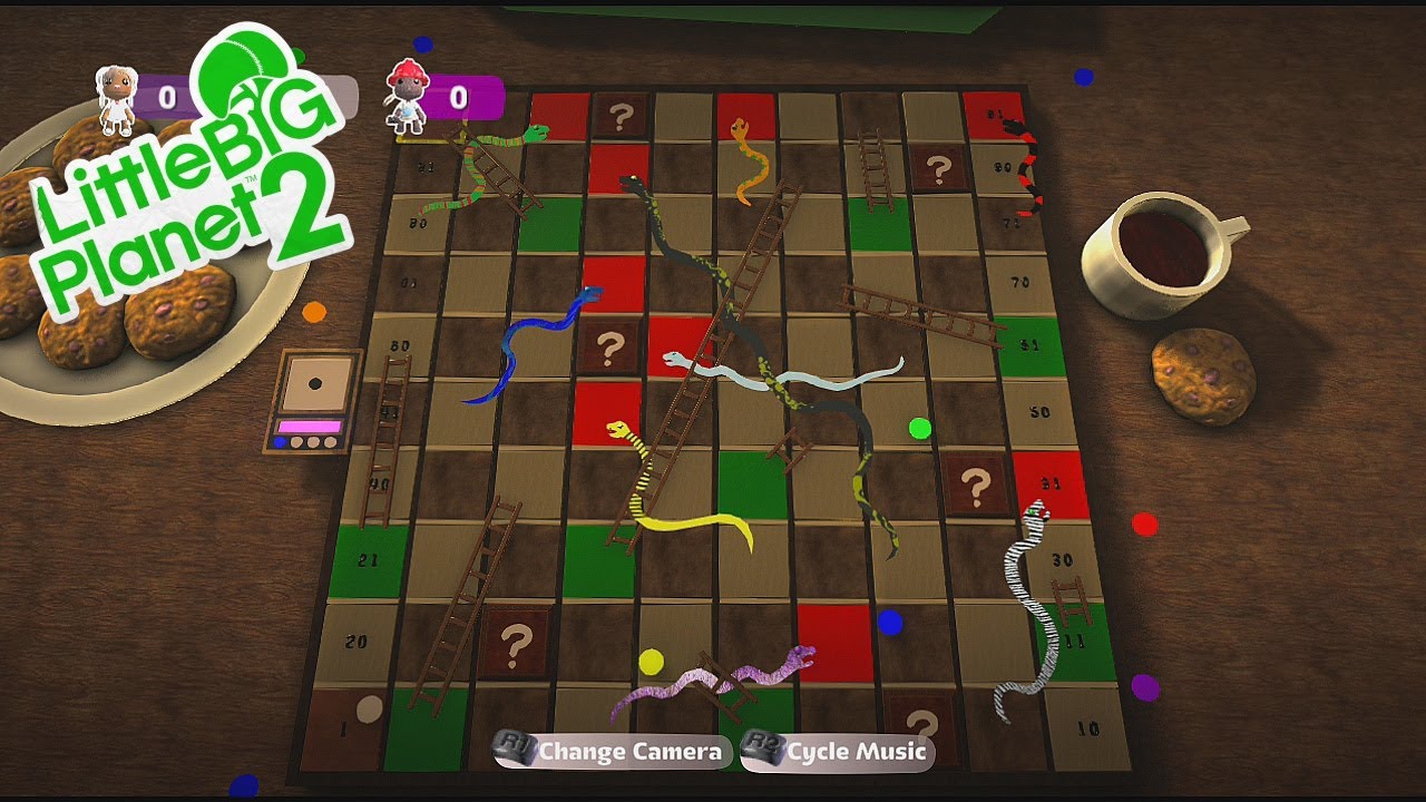 LittleBigPlanet 2 - Snakes and Ladders [1-4 Players] - YouTube