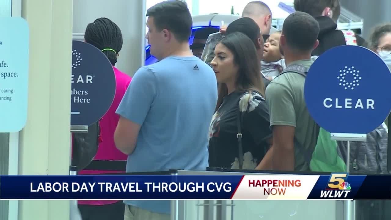 Thousands of travelers return to CVG after holiday travel - YouTube