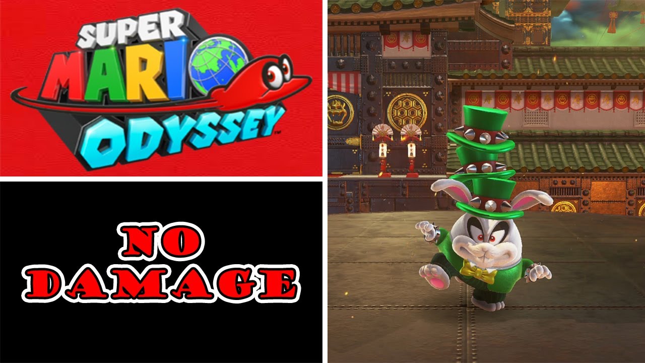 Super Mario Odyssey - Broodal Topper II Boss Fight - No Damage - YouTube
