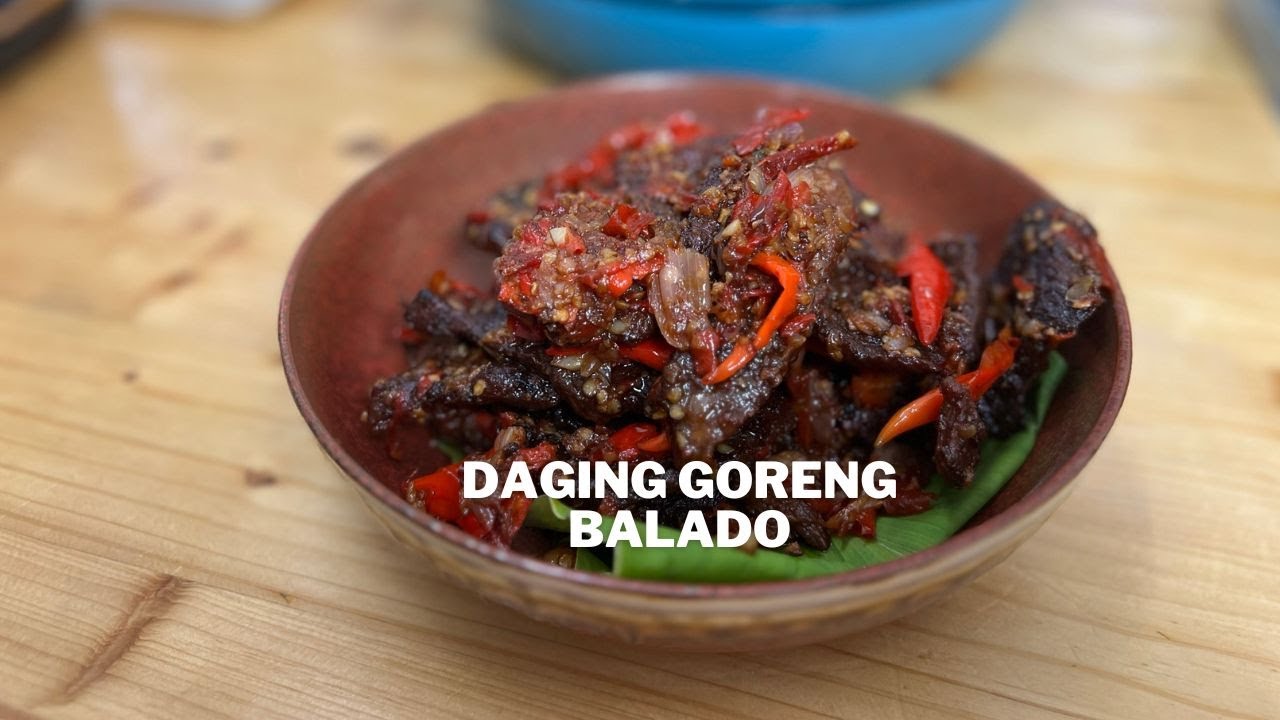 Daging Goreng Balado | Dendeng Balado | - YouTube
