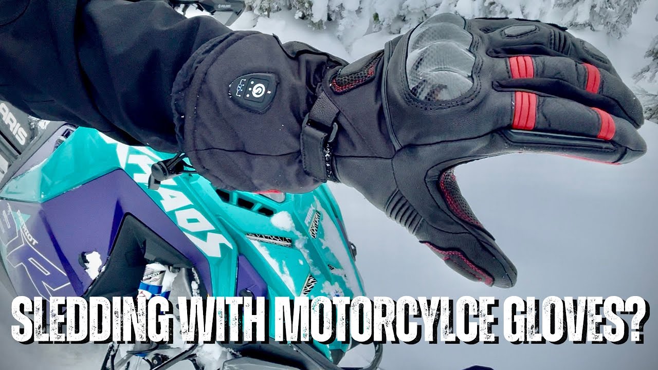 Savior Heated Goat Leather Gloves - Tested Snowmobiling - YouTube
