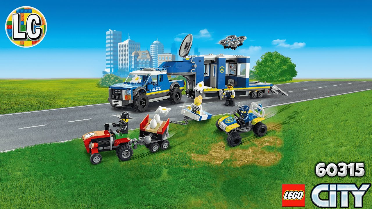 LEGO City 60315 Police Mobile Command Truck - 6 Year Old Kid Speed ...