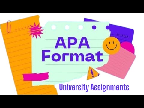 APA Format explained in detail - YouTube