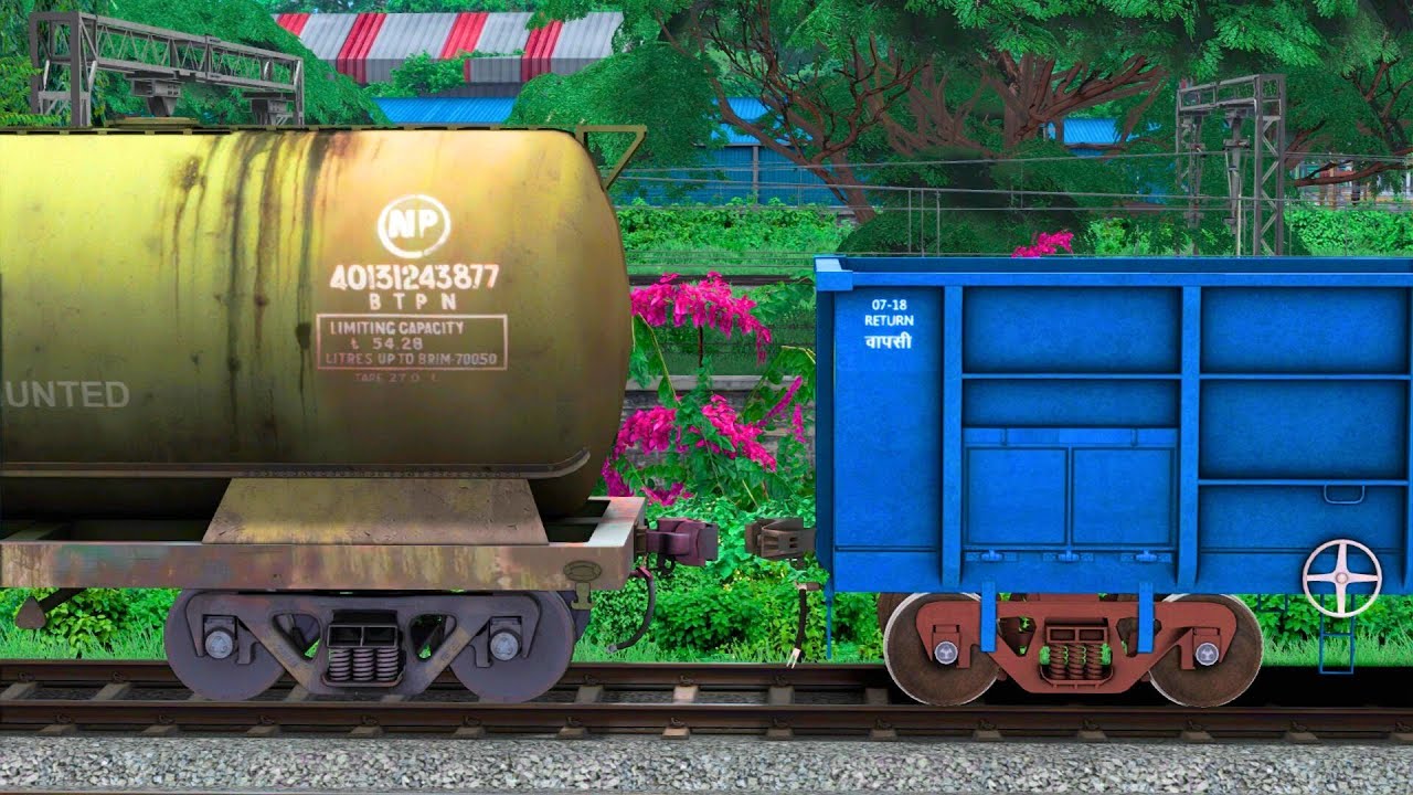 BCNA COACH COUPLING OIL TANKER WAGON | BUMPY RAILROAD | Train Simulator ...