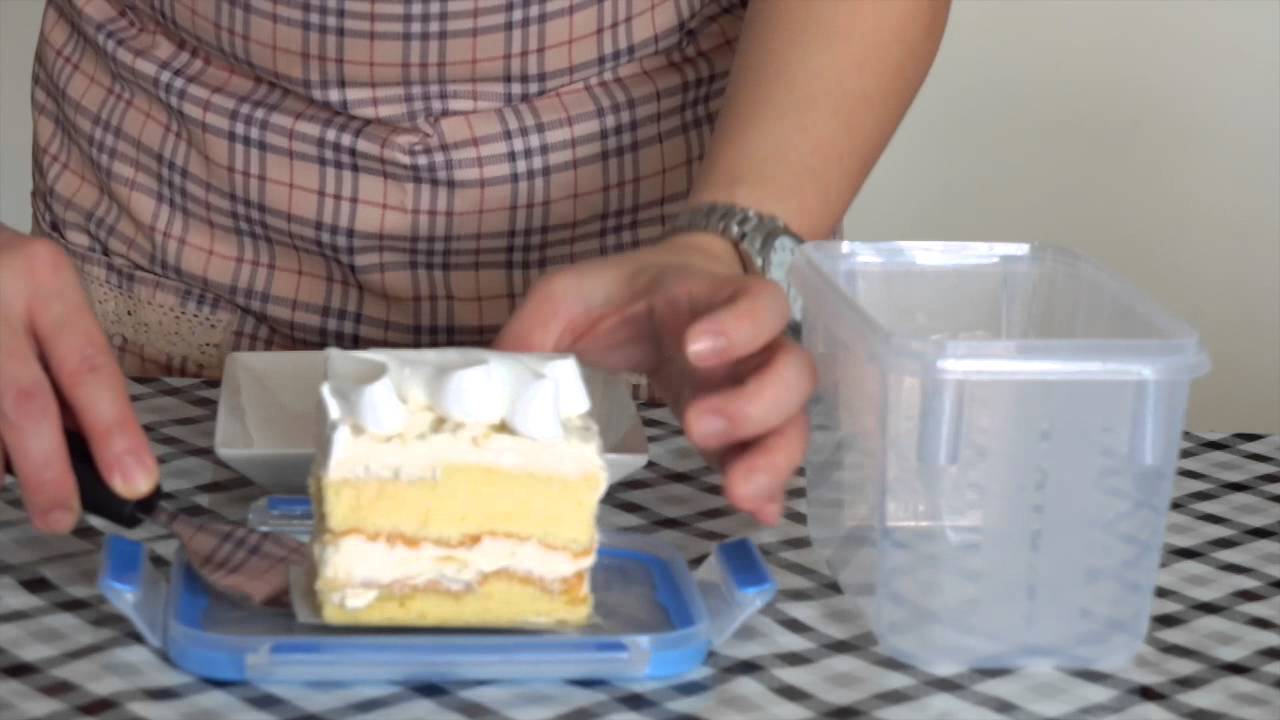 How to Store Cake in Food Storage Containers Innovatively - YouTube