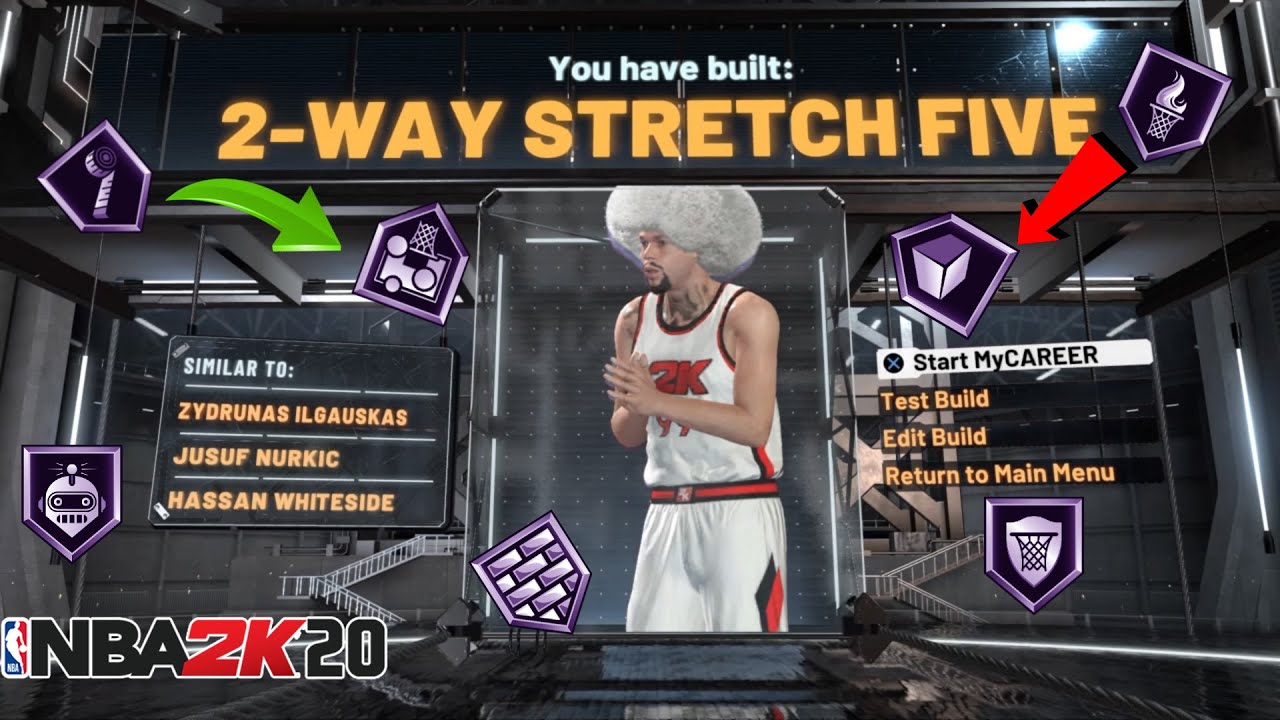 THIS TWO-WAY STRETCH BUILD IS A DEMI GOD ON NBA 2K20!! BEST TWO WAY ...