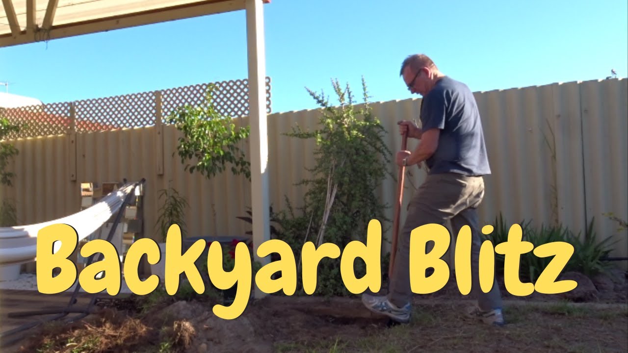 Backyard Blitz Part 1. The start of a new project. - YouTube