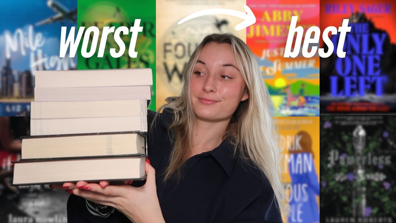 WORST TO BEST: ranking the 70 books i read this year - YouTube
