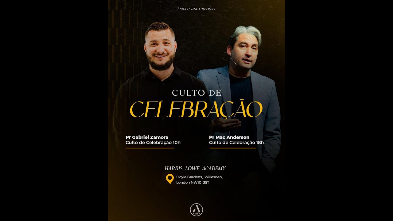 Culto De Celebracao - Pr. Mac Anderson - Alianca Church - YouTube